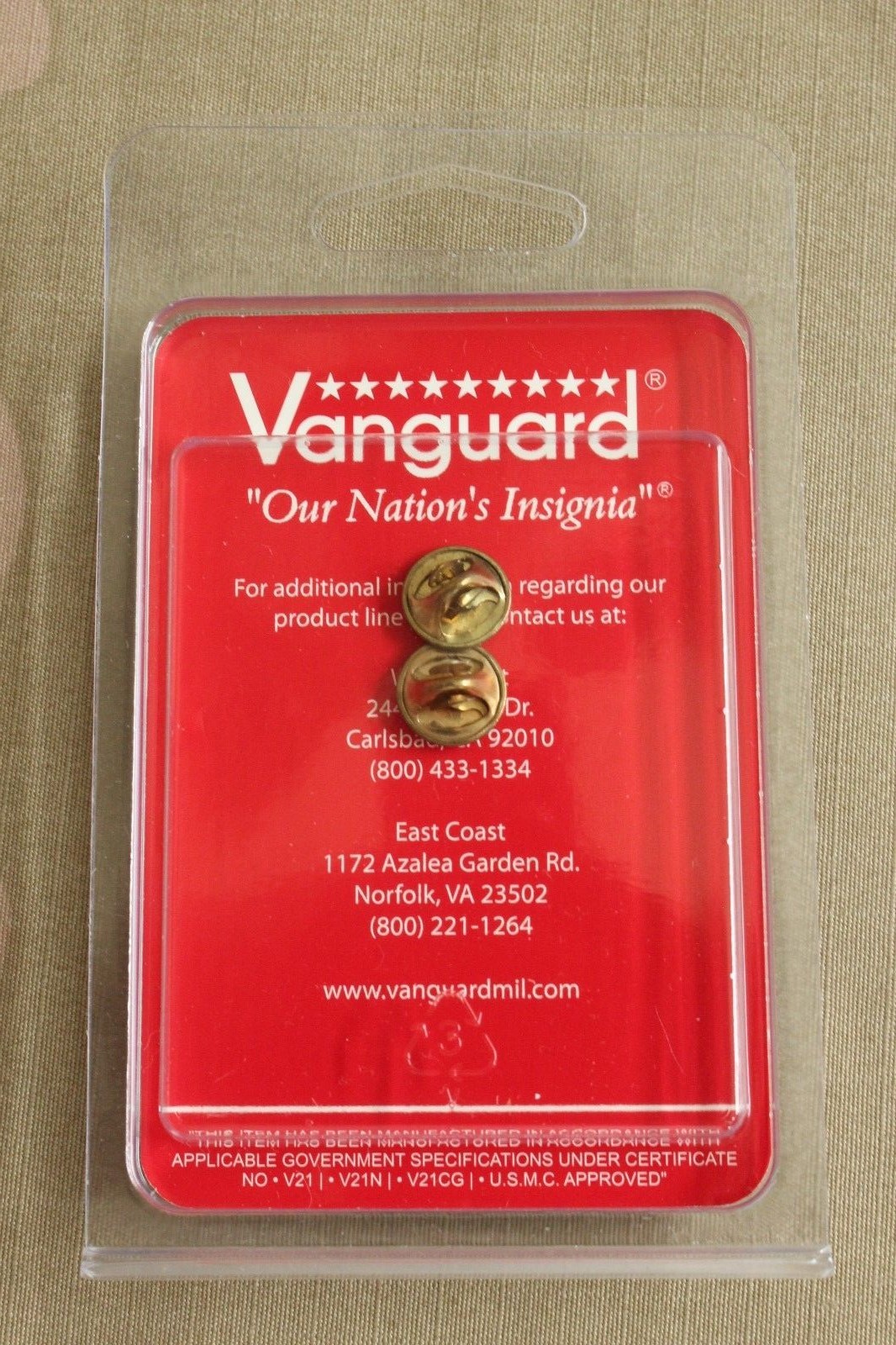 USN US NAVY O-5 CDR RANK OFFICER GARRISON CAP BADGE DEVICE REDUCED SIZE ...