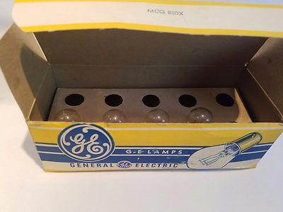 Box 4 GE 10S6/10DC-M Electronic Indicator Miniature Lamps Light Bulbs ...