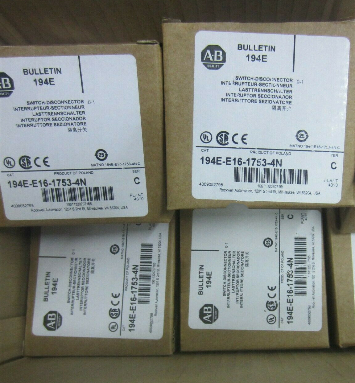 In Stock NEW 194E-E16-1753-4N 194EE1617534N load switch | eBay