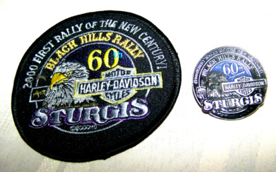 2000 Sturgis Rally Pin And Patch Set Genuine Harley Davidson | eBay