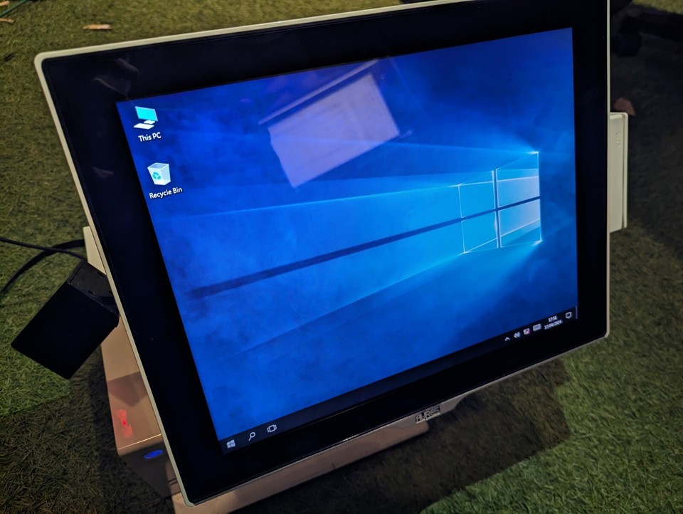 SUPERB Refurbished - WHITE AURES SANGO TOUCH SCREEN EPOS SYSTEM WIN 10 ...