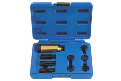 LASER TOOLS OXYGEN LAMBDA SENSOR THREAD REPAIR TOOL KIT TAPS + COLLARS ...