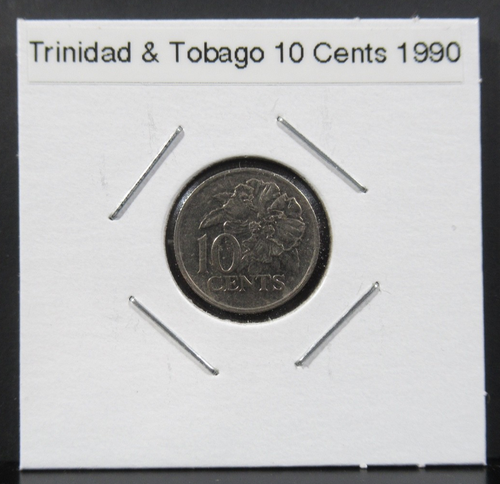 Trinidad and Tobago 10 Cents 1990 Coin in Flip A0114 | eBay