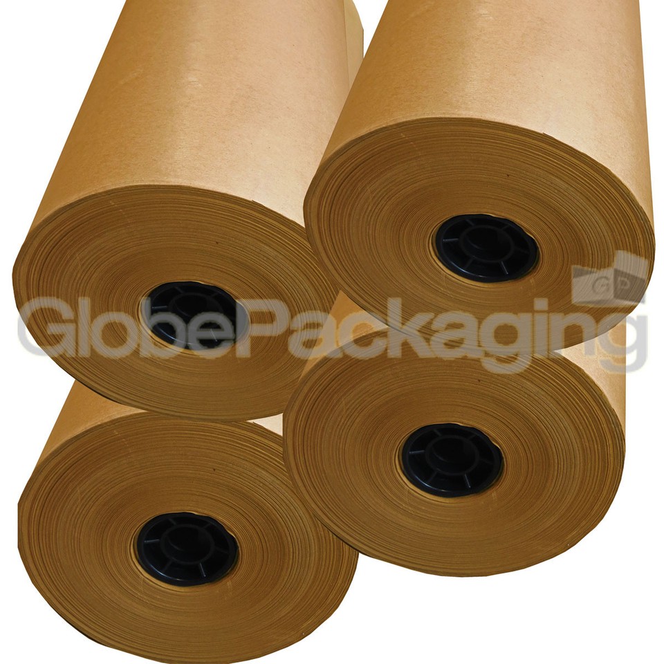 1150mm x 200M x 4 PURE KRAFT BROWN PAPER ROLLS 88gsm | eBay