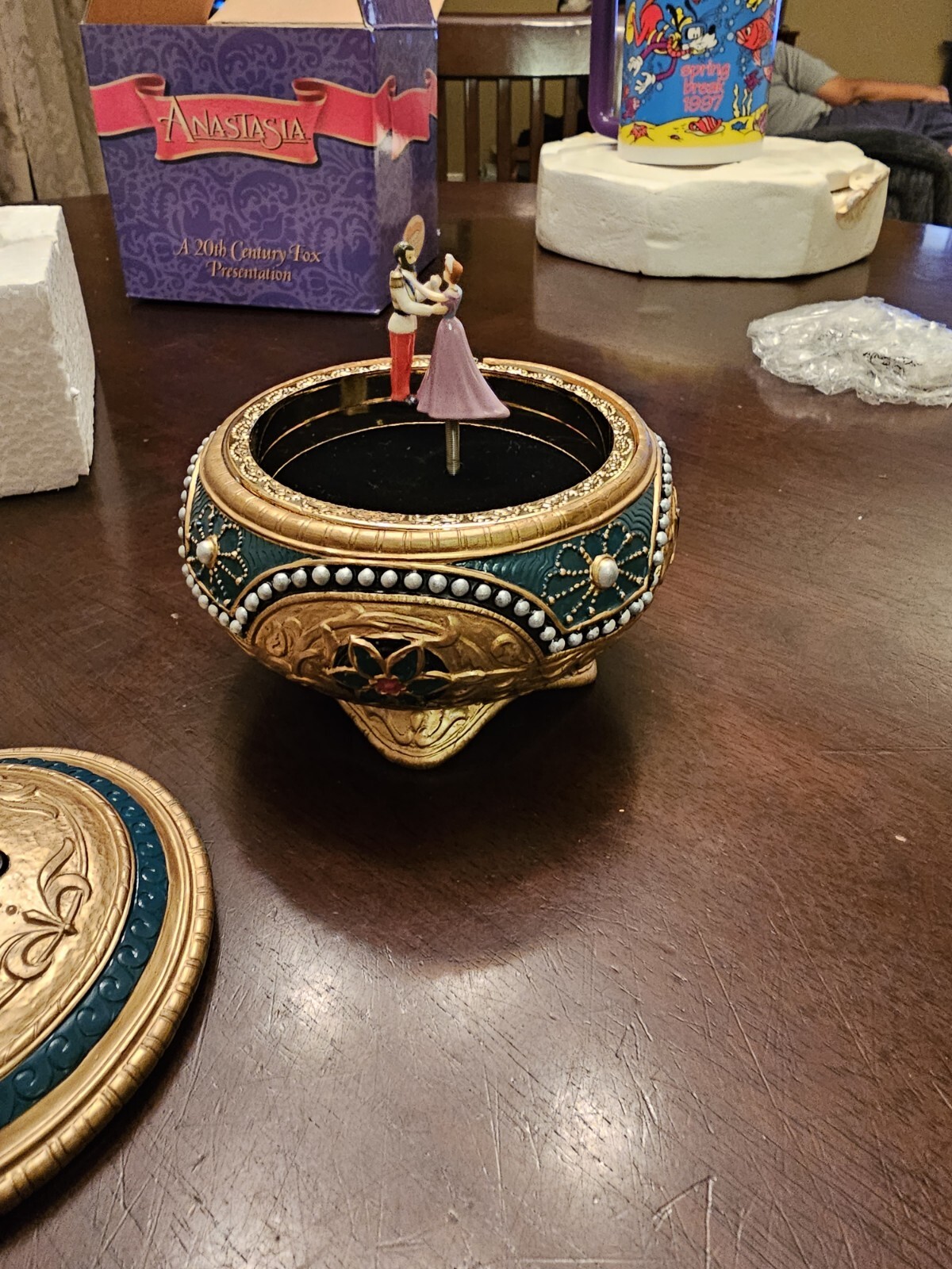 San Francisco Music Box Company Anastasia Alexandra and Nicholas Hinged ...