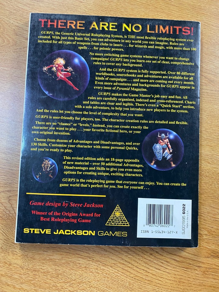 GURPS Basic Set 3rd Edition Revised | eBay