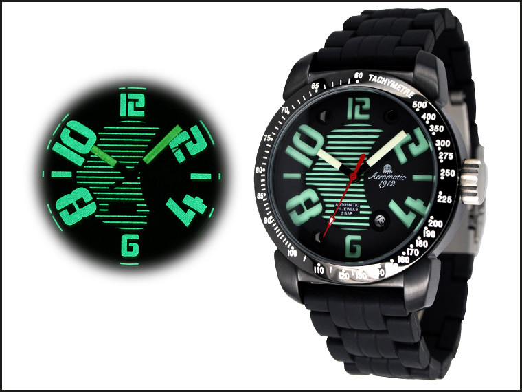 German Mechanical Automatic DATE watch 3-D dial A1381 | eBay