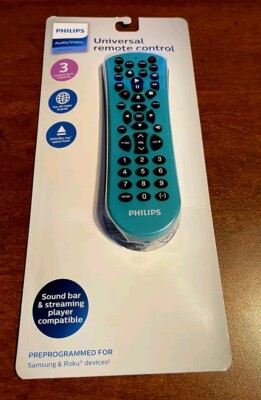Philips Universal Remote Control - Green/TV, Audio and Video REMOTE | eBay