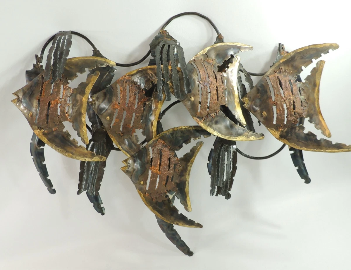Abstract Metal Fish Art