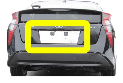 Stainless Steel License Plate Bezel 1 Pc For 2016-2022 Toyota Prius | eBay