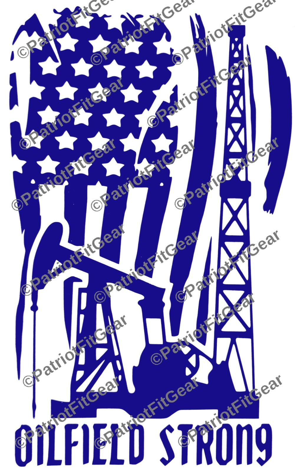 Oilfield Strong Flag,Oil LIfe,8"x13",Hitch Life,Roughneck,Derrick,Vinyl ...