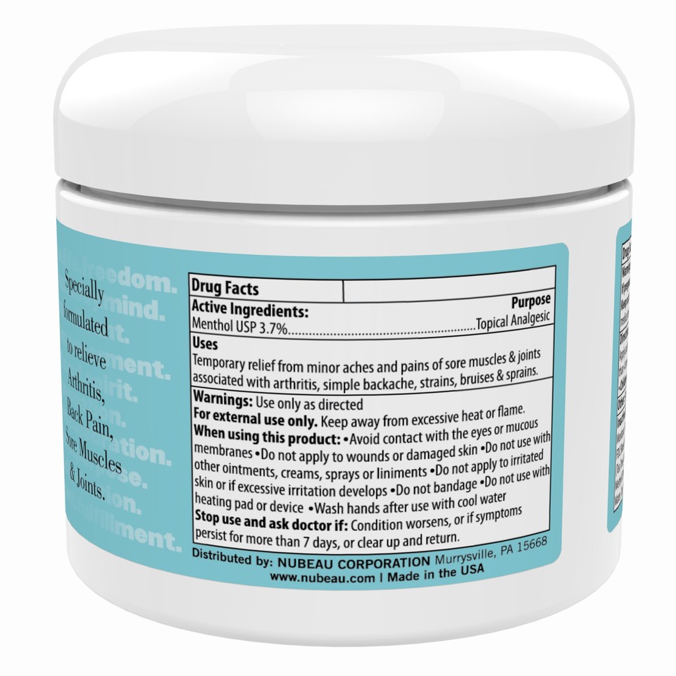 Neuropathy Pain Relief Anti Inflammatory Cream with Menthol | eBay