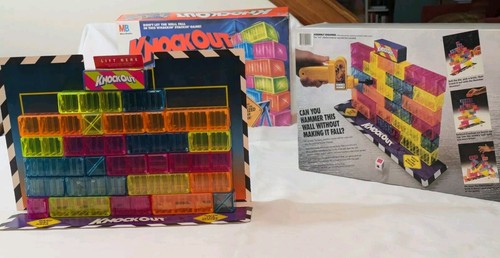 Vintage Knockout Board Game Works 1991 Milton Bradley INCOMPLETE | eBay