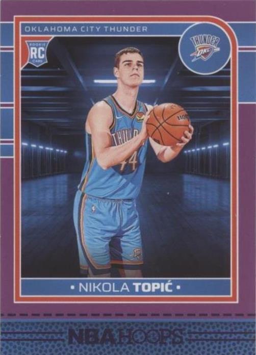2024-25 Panini Nba Hoops - Rookies Nikola Topic #242 Purple (RC) for ...