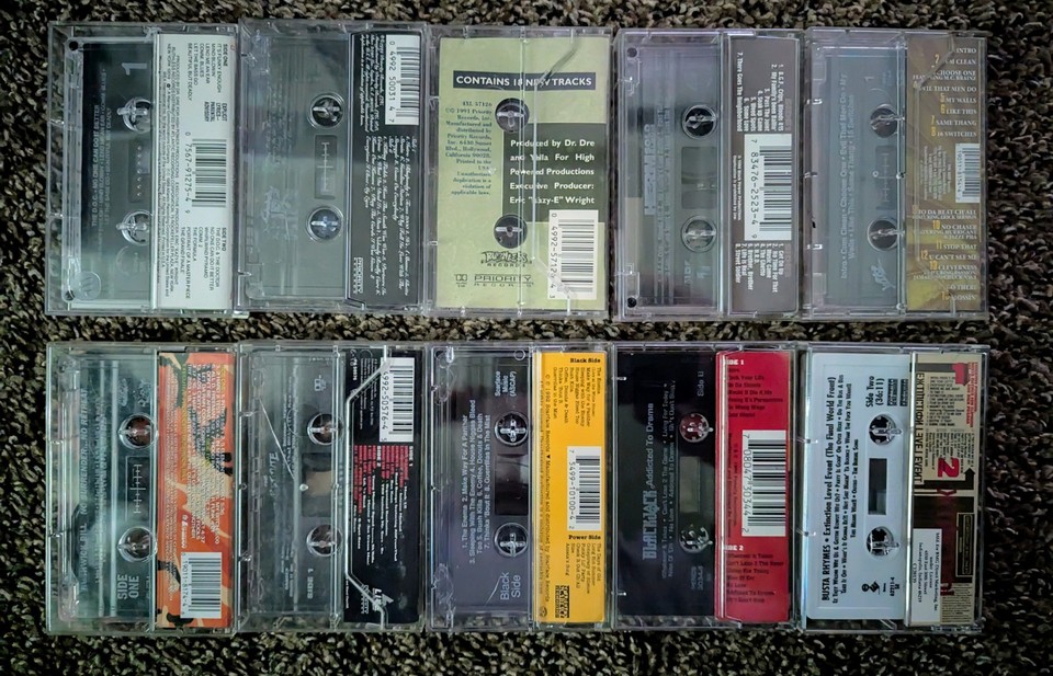 Lot Of 20 Hip Hop Cassette Tapes Various Artists 90's | eBay