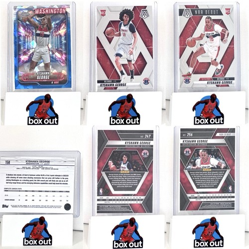 Keyshawn George (3 RC) [2024 Topps Chrome Sapphire, Mosaic, Mosaic NBA ...