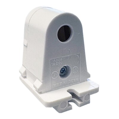 Slimline Fa8 Single Pin Fluorescent Socket Slide On and Screw Mount ...