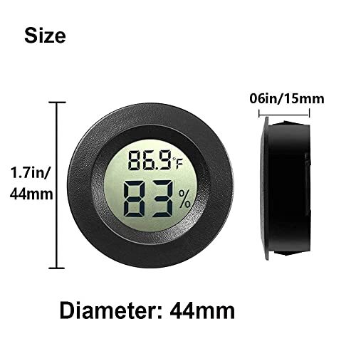 -Pack Mini Digital Hygrometer Thermometer Gauge, Indoor Outdoor Temperature 4 | eBay