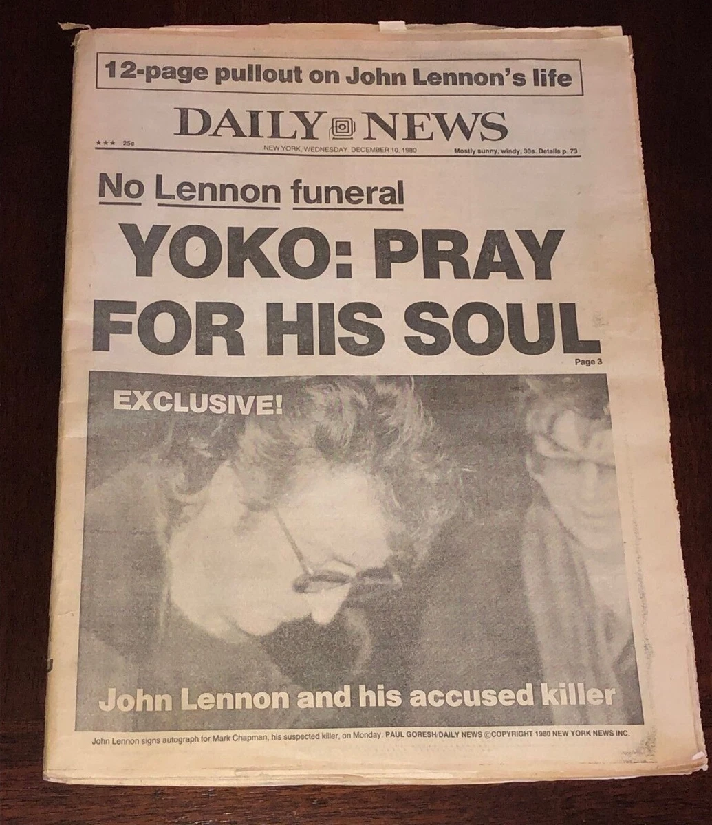 John Lennon Funeral