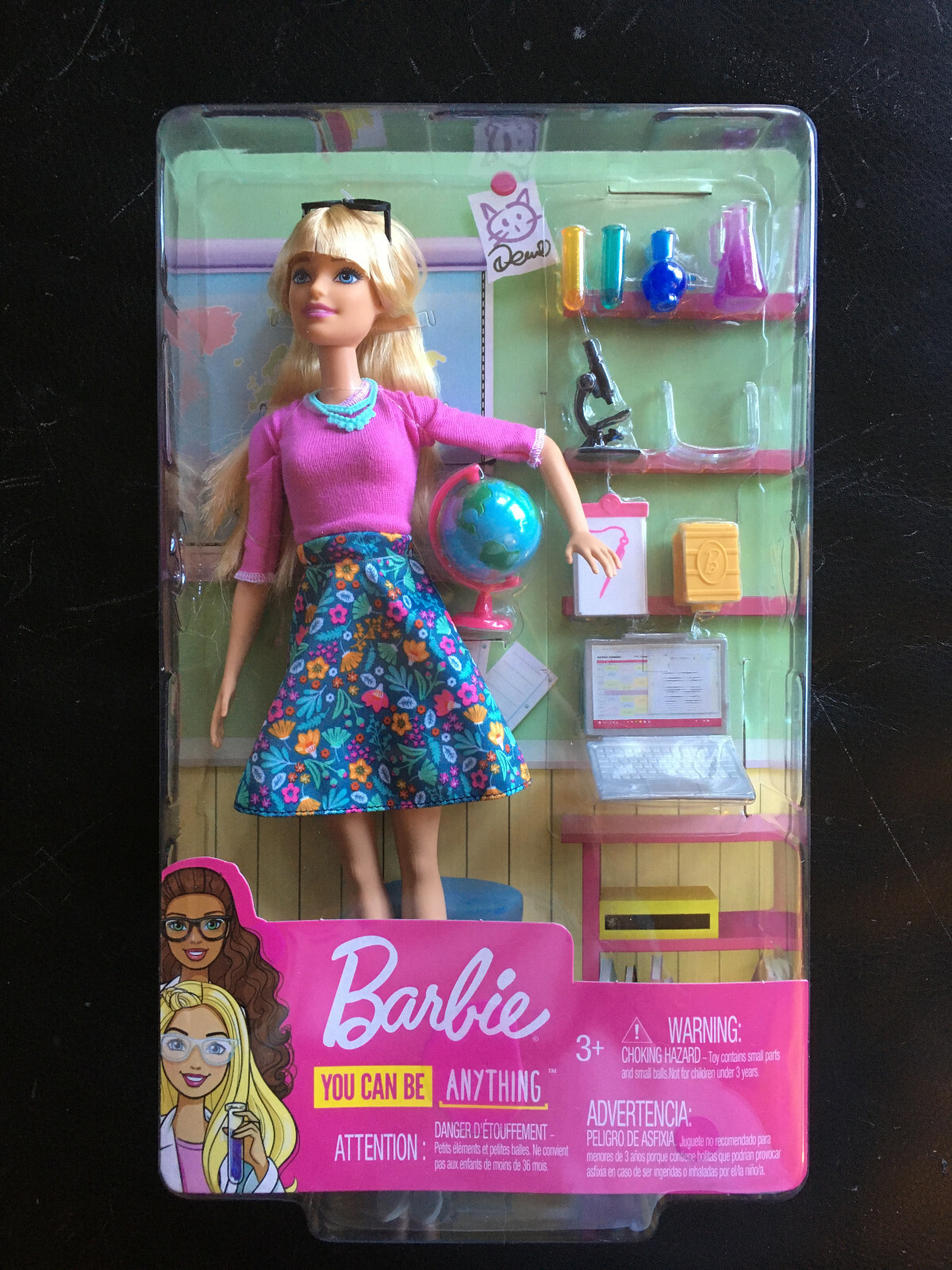 2018 Mattel Barbie Career Doll TEACHER Playset GJC23 - New in Box (Hard ...