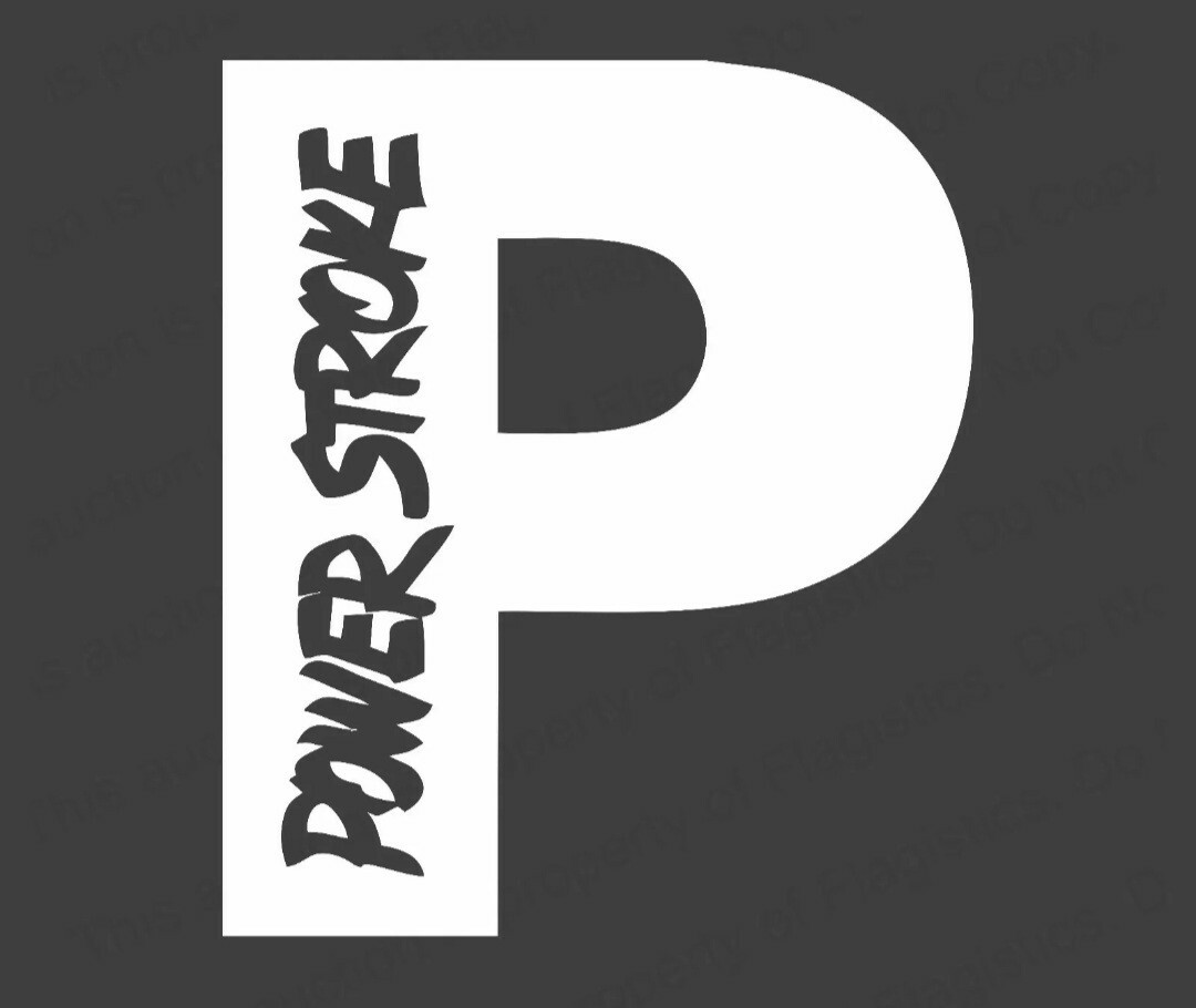 12" Powerstroke Decal Back Window Decal Diesel | eBay