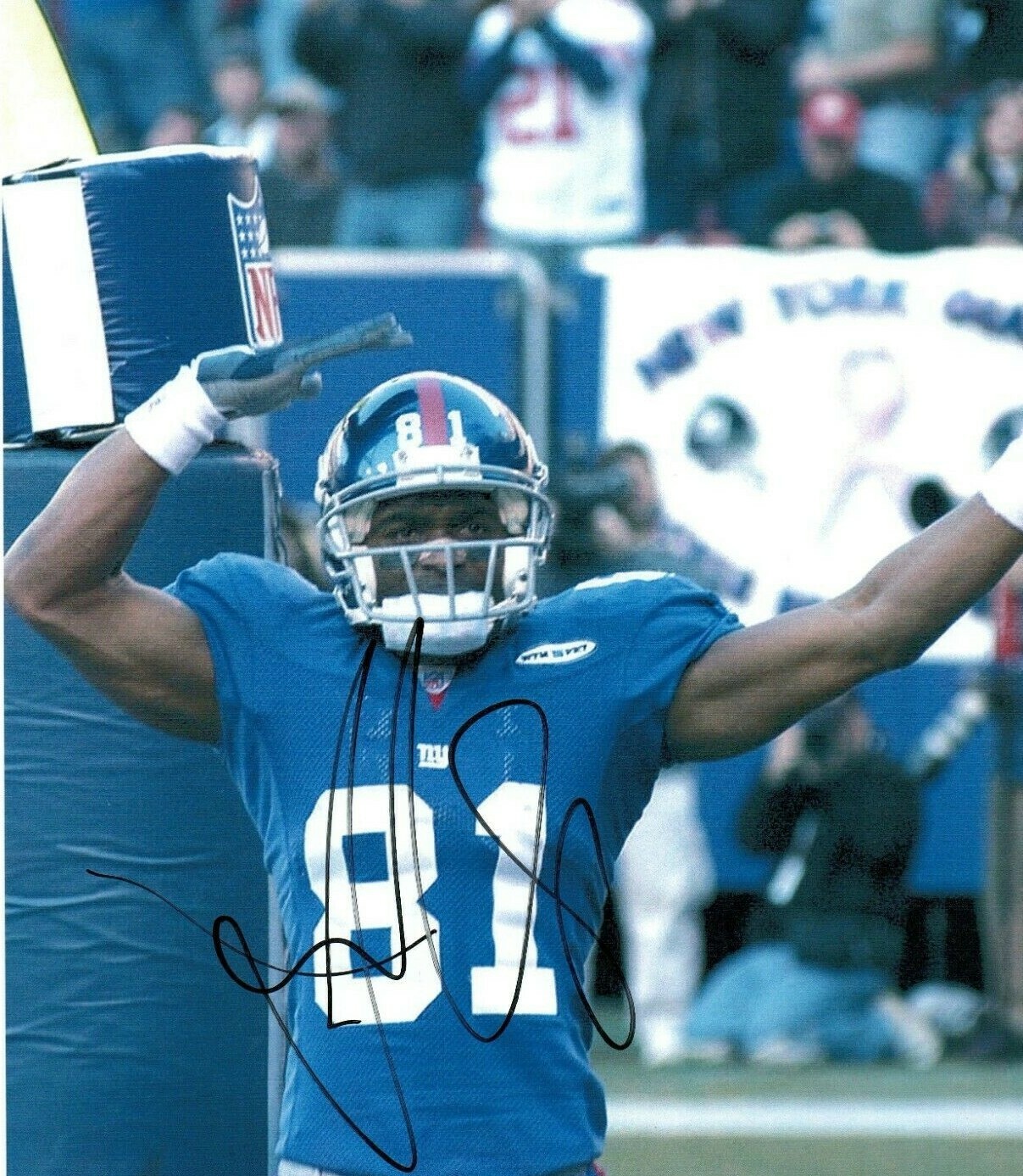 Amani Toomer New York Giants Signed 8x10 Autographed Photo COA 3 | eBay