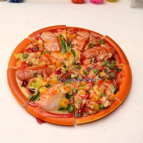 Artificial Fake Realistic Pizza Food Bread Imitation Home Kitchen Decor ...
