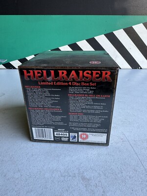 Hellraiser Puzzle Box (DVD, 2004) 4-Disc Limited Edition Box Set Sealed ...
