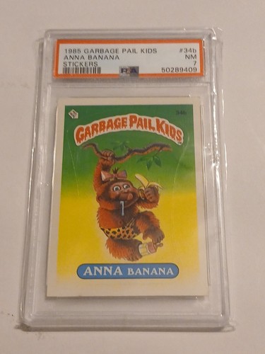 Topps Garbage Pail Kids 1985 Anna Banana Trading Card Sticker #34B GPK ...