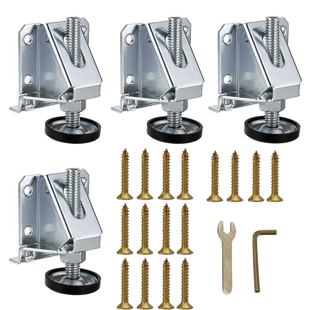 Leg Leveler, 4 Pack Leveling Feet, Heavy Duty Adjustable Furniture ...