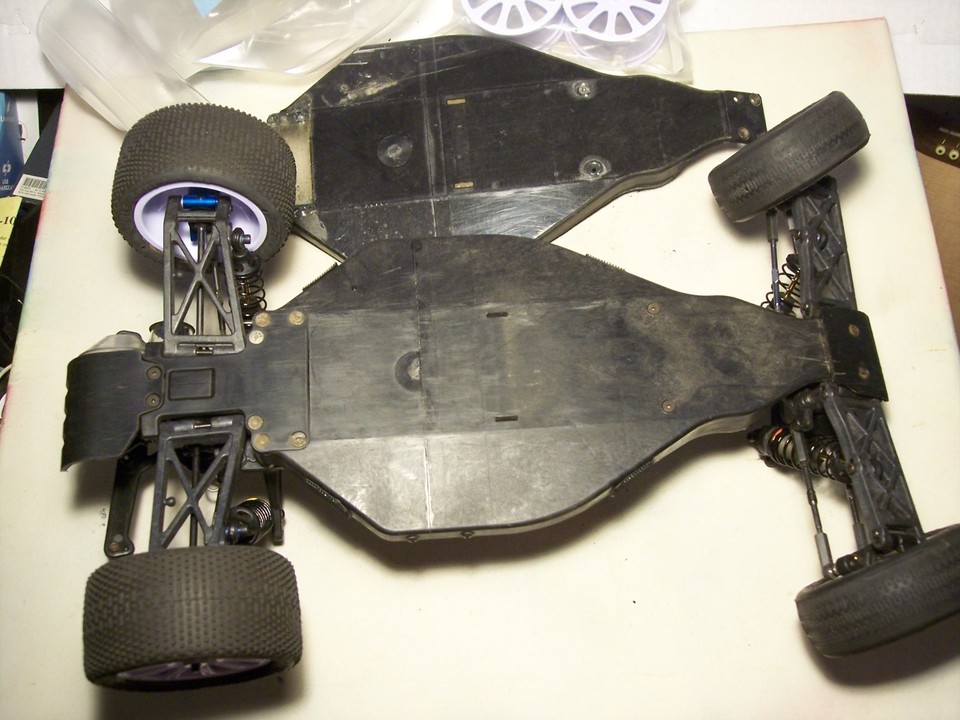 team associated rc10 b4 factory team 2wd buggy roller w/ extras, new ...