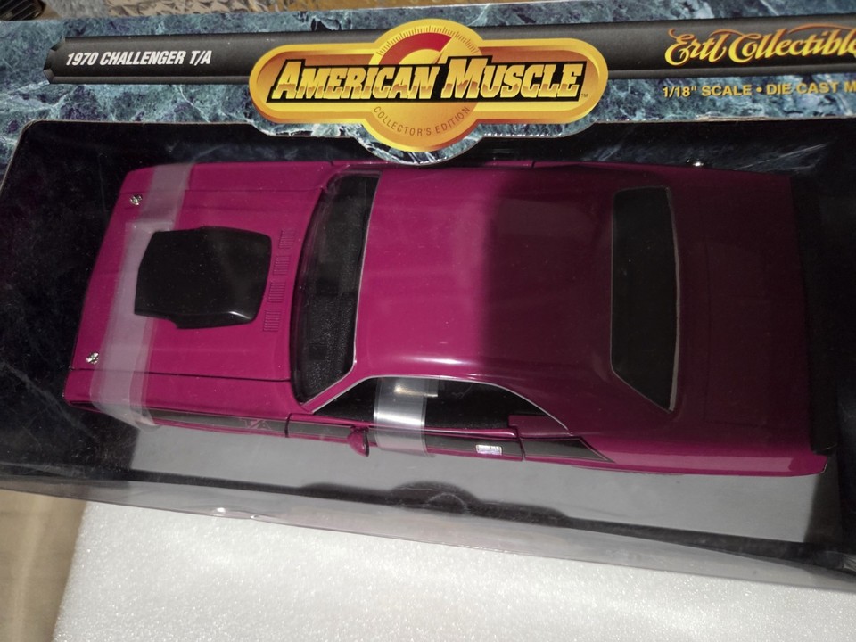 Ertl American Muscle 1970 Dodge Challenger T/A 1:18 Scale | eBay