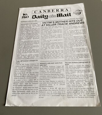 P&O - Canberra - Daily Mail - 30/7/97 (E15) | eBay