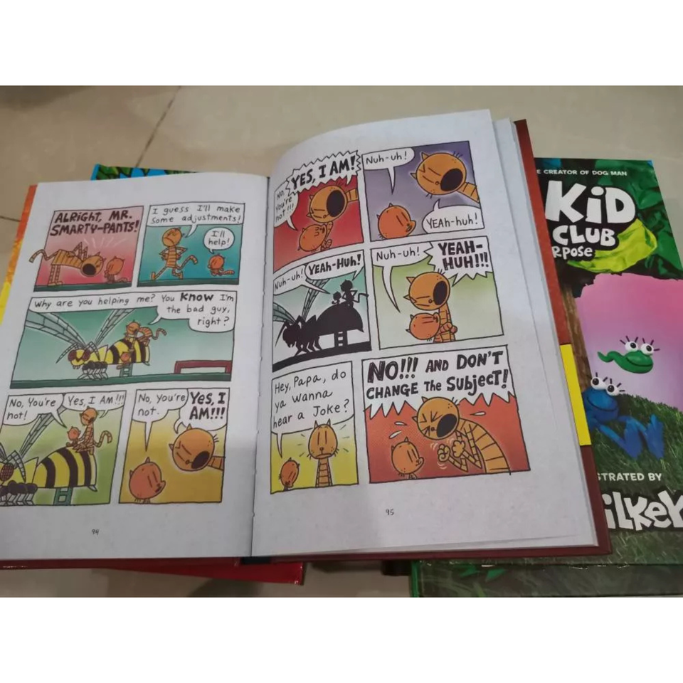 Dog Man Series Dogman Children's Collection 1-17 Books Set by Dav ...