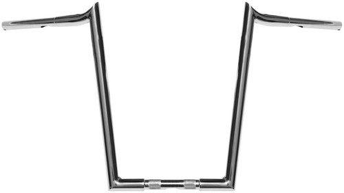 Wild 1 One Chubby Chrome 16" Ape Hanger Handlebars Harley FLTR FLHR ...