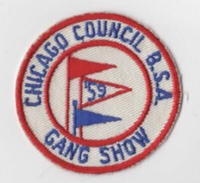 1959 BSA Chicago Council Gang Show RED Bdr. [YA1656] | eBay