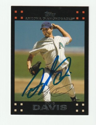 Doug Davis Signed 2007 Topps Card #489 Auto Diamondbacks DBacks ...
