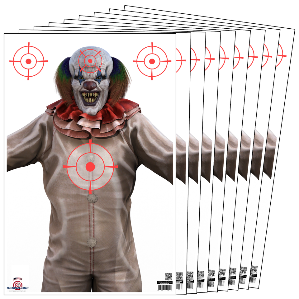 24 Paper Shooting Target Range Gun Pistol Rifle 3D Pack 23x35 3 ...