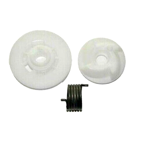 Husqvarna 445 450 e-ser NEW OEM starter recoil spring kit cable drum ...