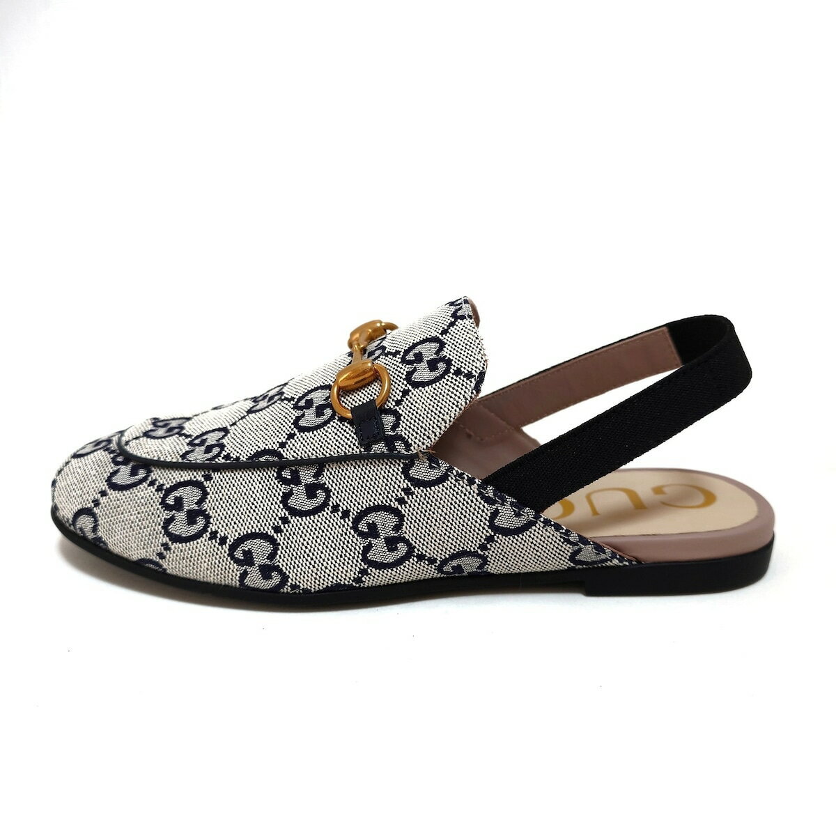 Gucci GG Pattern Horsebit Princetown Back Strap Sanda… - Gem