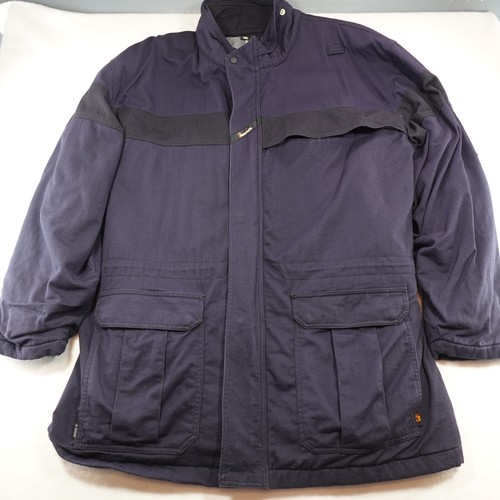 Workrite FR Arc Flash Bomber Jacket Mens 3XL Navy Blue ATPV 35.8 ...