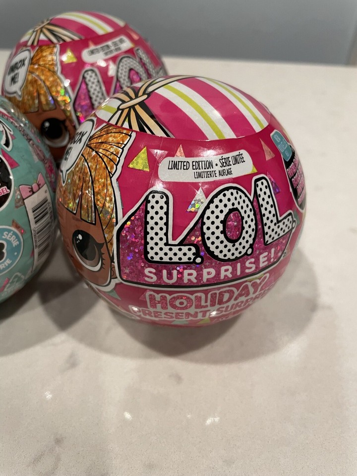 6 Limited Edition LOL Surprise Holiday Present Surprise Doll 7 ...