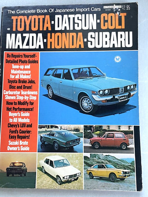 Toyota Datsun Colt Mazda Honda Subaru Repair Buy Ford Courier Chevy Luv ...