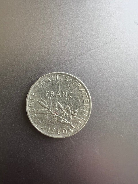1 Franc 1960 Coin French Republique Francaise Rare Collectible | eBay
