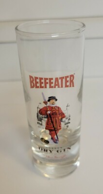 BEEFEATER London Dry Gin 4" Tall Shot Glass | eBay