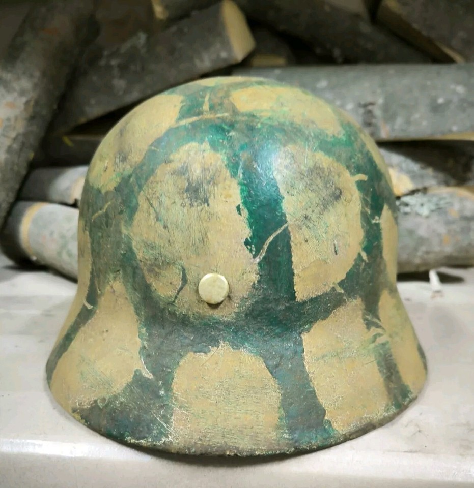WW2 M40 German Helmet WWII M40 Combat helmet size 64 | eBay