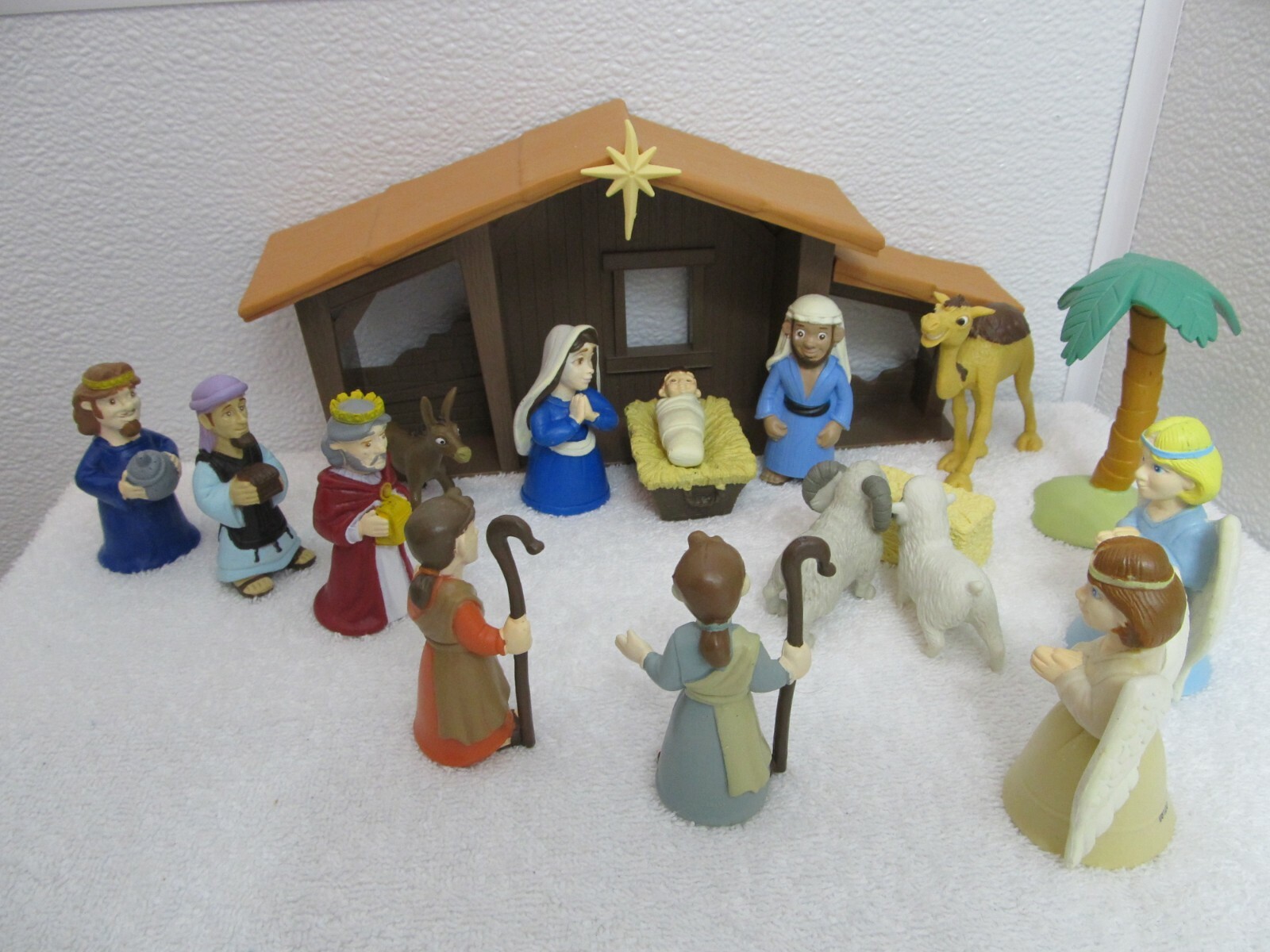 Nativity Set Children’s 17 Pieces Tales Of Glory Plastic Nativity Play ...