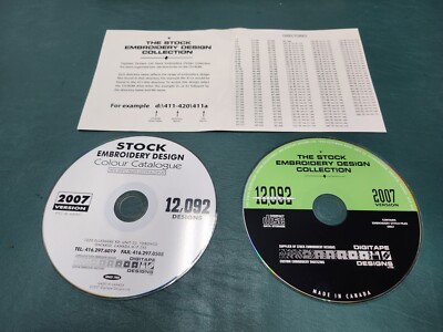 Embroidery Stock Designs Collection Catalogue Over 12,000 Files ...