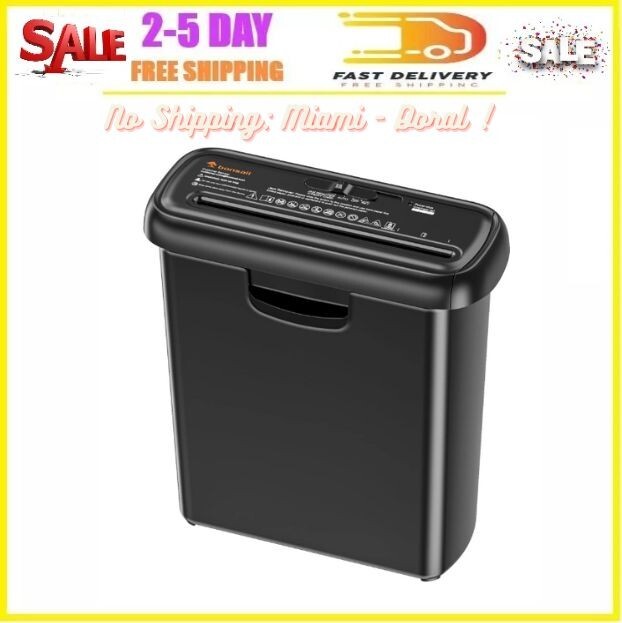 Commercial Office Shredder Paper Destroy Strip-Cut Heavy Duty CD DVD ...