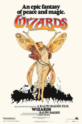 Wizards (1977) Movie Poster Version B, Original, SS, Unused, NM, Rolled ...